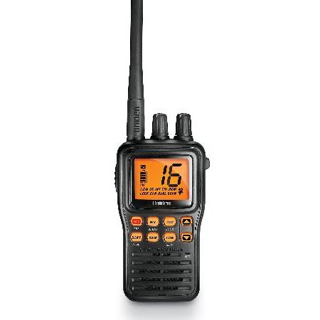 Uniden MHS75 Waterproof Handheld 2-Way VHF Marine radio, Submersible ...