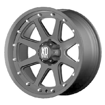 XD Series by KMC Wheels XD798 Addict Matte Black Wheel (18x9"/6x114.3mm ...