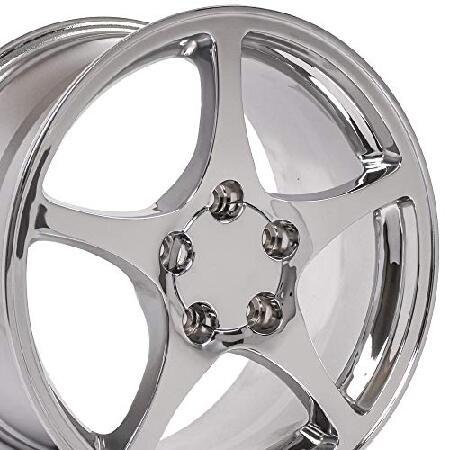 OE Wheels LLC 18 inch Rim Fits Corvette - C5 Wheel CV05 18x9.5 Chrome ...