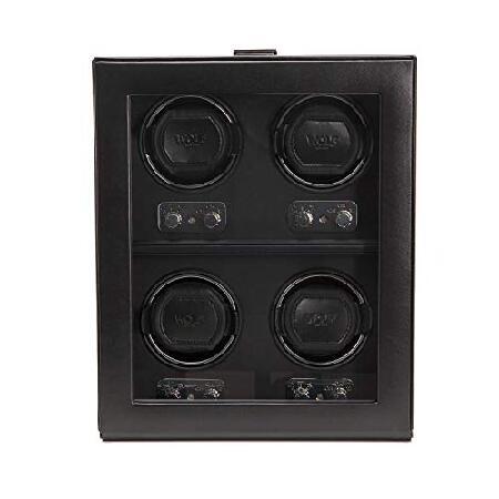 WOLF 270602 Heritage 4 Piece Watch Winder with Cover, Black : Rean ...