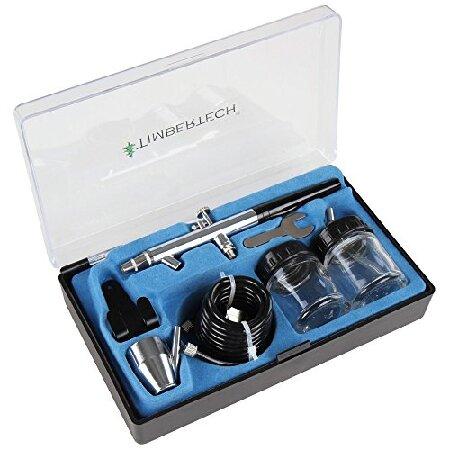 Timbertech Airbrush Kit With Compressor ABPST06 With 2 Basic Airbrushes ...