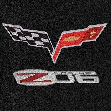 Lloyd Mats - Velourtex エボニー フロントフロアマット コルベット Z06 2006-13 C6 フラッグ 505HP ロゴ : Rean STORE - 通販 ...