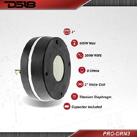 DS18 PRO-D1F 1000ワット 2インチ圧縮ドライバー フェノールボイスコイル付き PRO-DRN3 : Rean STORE - 通販 - Yahoo!ショッピング