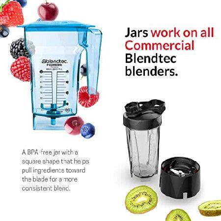 Blendtec FourSide Jar (75 oz), Blender Jar, Commercial Grade, Hard Lid ...