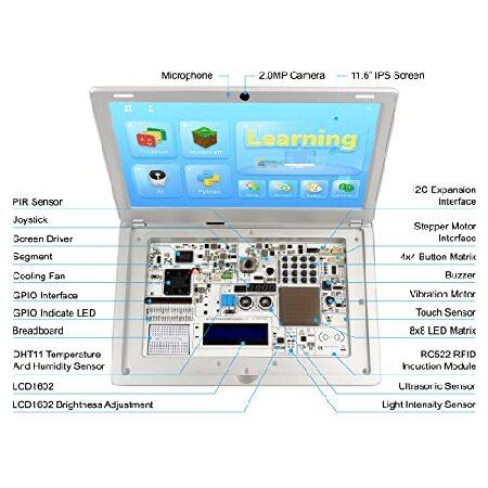 Raspberry Pi Kit, Raspberry Pi 4 Laptop, CrowPi2 Programming Laptop - Advanced Kit : b09f5rk8r4 ...