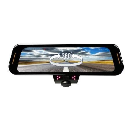 RYDEEN TOMBO 360 Surround View 4K Dash Camera 10-inch Touchscreen ...