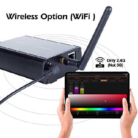 Pknight 2.4G Wireless WiFi DMX Easynode Box 512 DMX Controller with App WiFi-DMX PRO Using ...