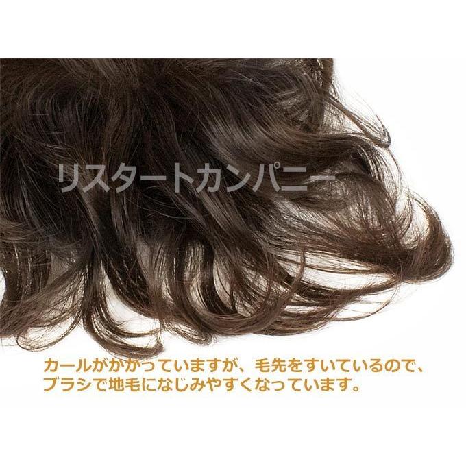 部分ウィッグ 人毛のように自然 頭頂部 パーマ トップピース 部分ウィッグ 人毛のように自然 頭頂部 パーマ トップピース