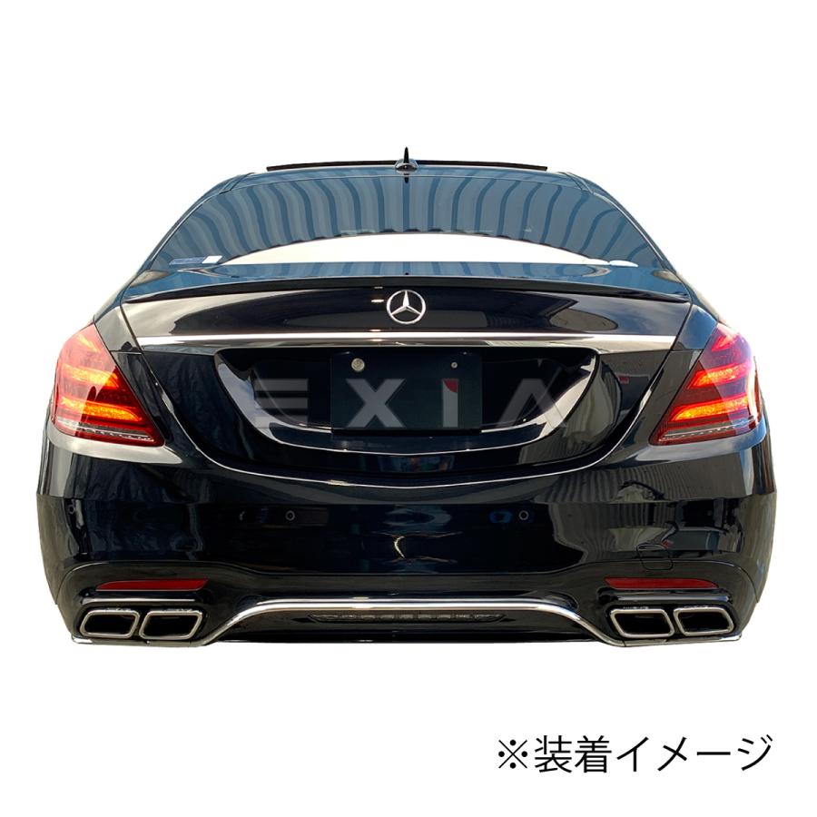 Mercedes-Benz ★国内発送 即納★W222 Sクラス S63タイプ リアディフューザー マフラーカッター 後期AMGバンパー対応 エアロ カスタムパーツ MercedesBenz ...