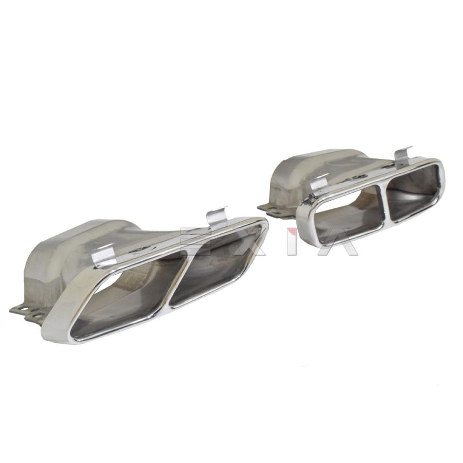 MercedesBenz メルセデスベンツ W176 Aクラス 後期 A45タイプ リア ディフューザー マフラーカッター AMGライン用 ...