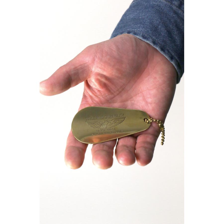 Schott N.Y.C (ショット) BRASS SHOEHORN ブラス シューフォーン 靴ベラ キーホルダー アクセサリー メンズ ...