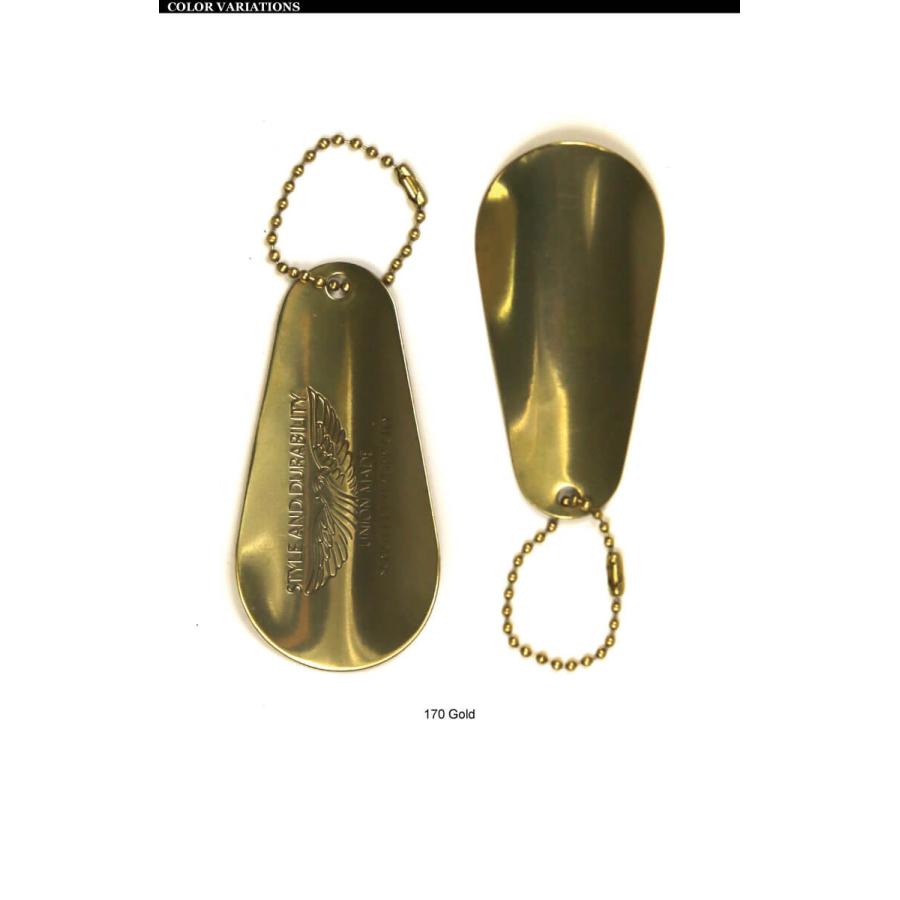 Schott N.Y.C (ショット) BRASS SHOEHORN ブラス シューフォーン 靴ベラ キーホルダー アクセサリー メンズ ...