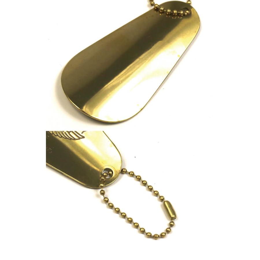 Schott N.Y.C (ショット) BRASS SHOEHORN ブラス シューフォーン 靴ベラ キーホルダー アクセサリー メンズ ...