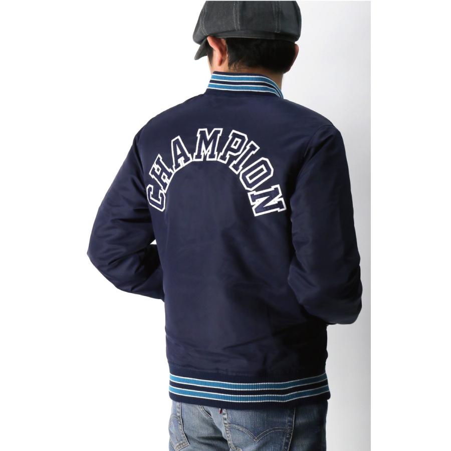 Champion (チャンピオン) ビッグロゴ ベースボール ジャケット Champion (チャンピオン) ビッグロゴ ベースボール ジャケット