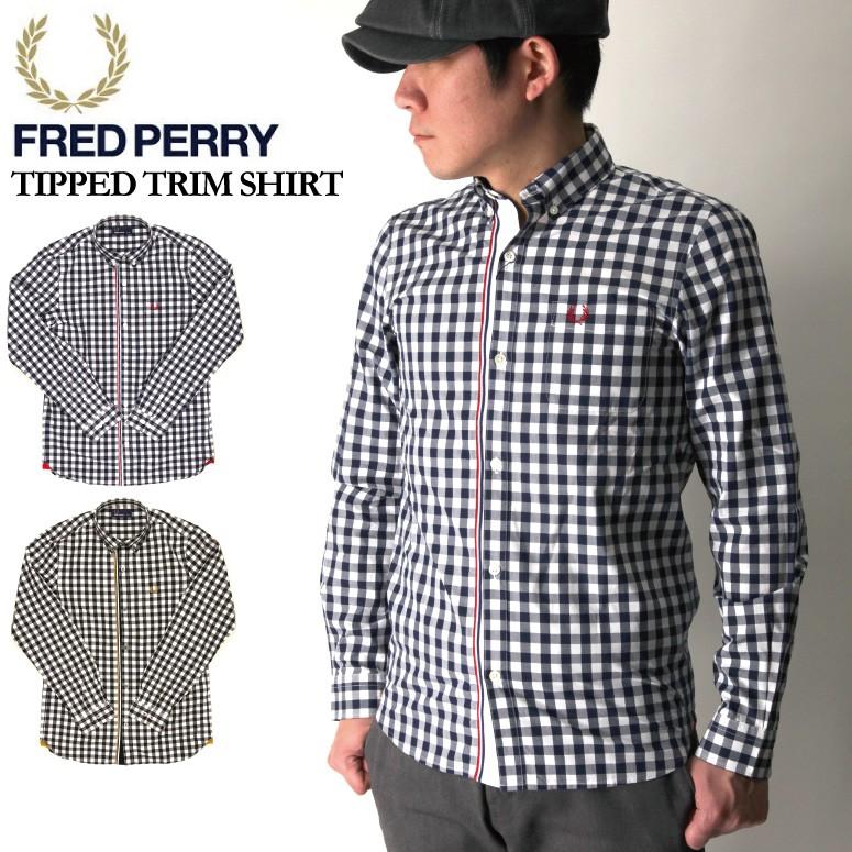 FRED PERRY (フレッドペリー) ティップド トリム シャツ FRED PERRY (フレッドペリー) ティップド トリム シャツ