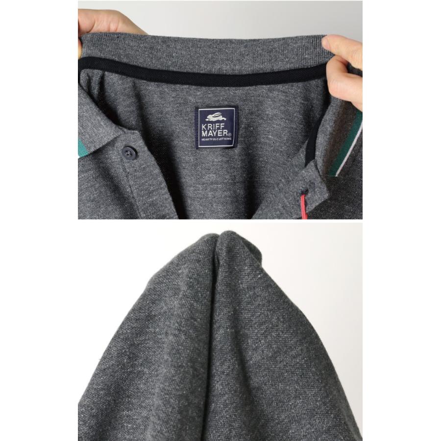KRIFF MAYER 30%OFF!! (クリフメイヤー) ラインリブ ポロシャツ ポロ 鹿の子 メンズ レディース : retom ...