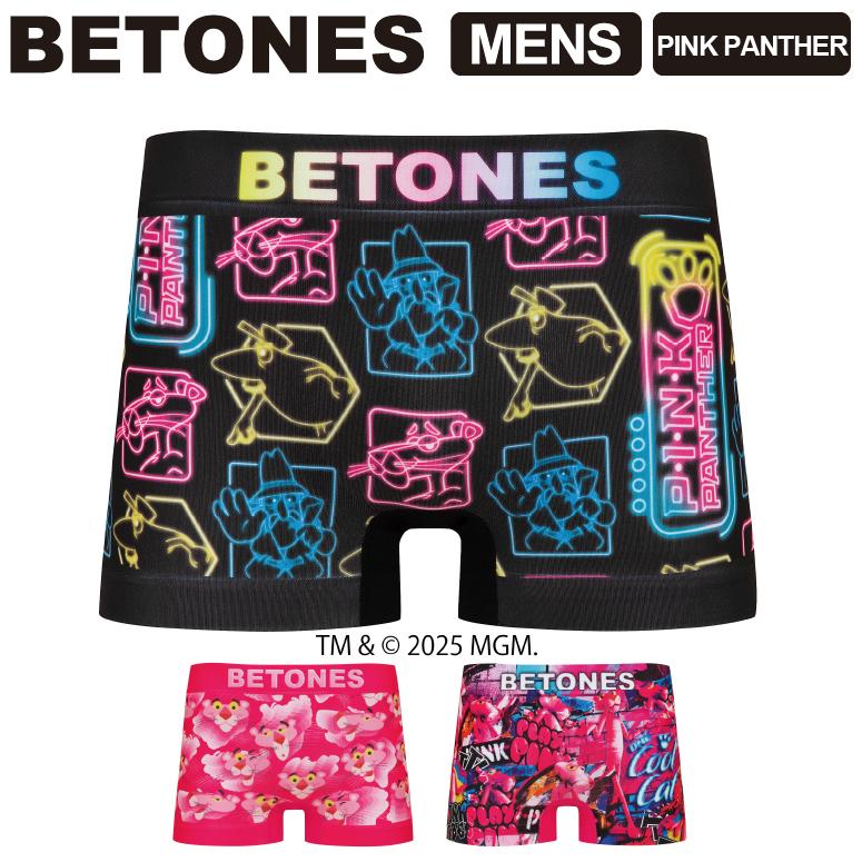 (ビトーンズ) BETONES PINK PANTHER(ピンクパンサー) メンズ ボクサーパンツ アンダーウエア パンツ : pink ...