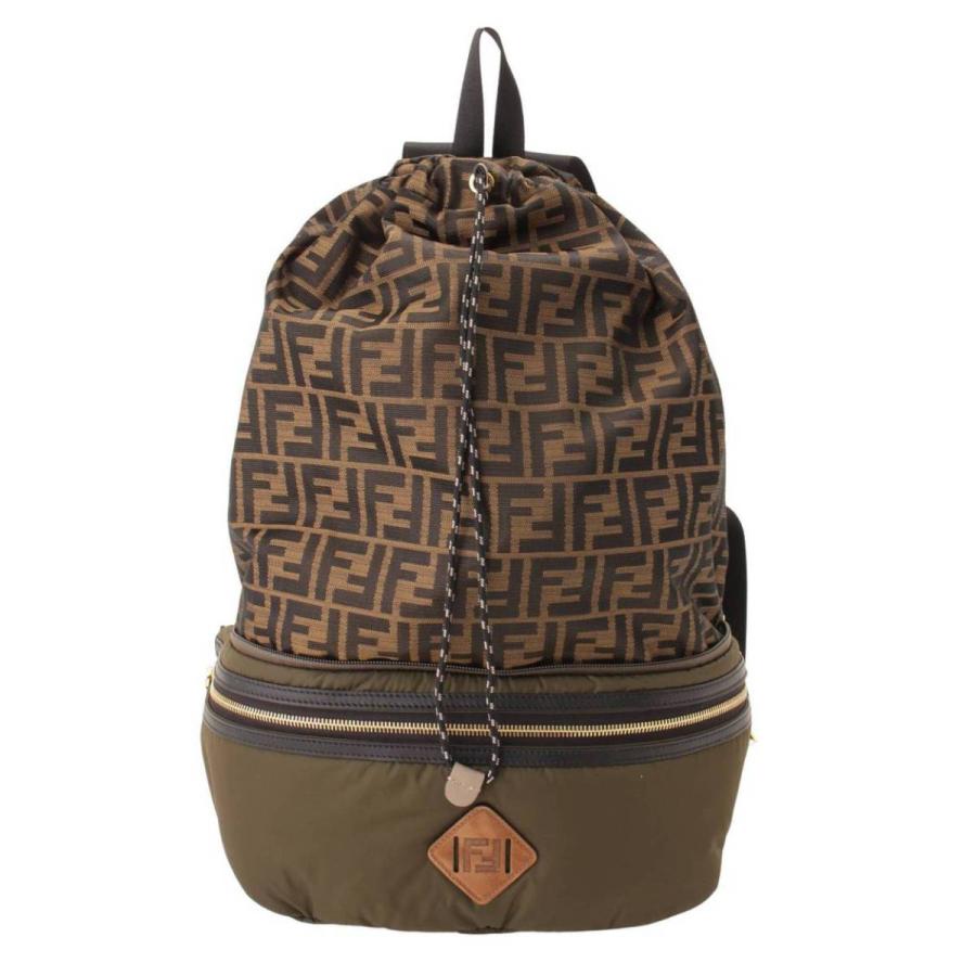 Fendi FFナイロン 2wayバックパック ベルトバッグ リュック 7VZ055 カーキ×ブラウン 未使用 130586 : 130586 : www.retro.jp - 通販 ...