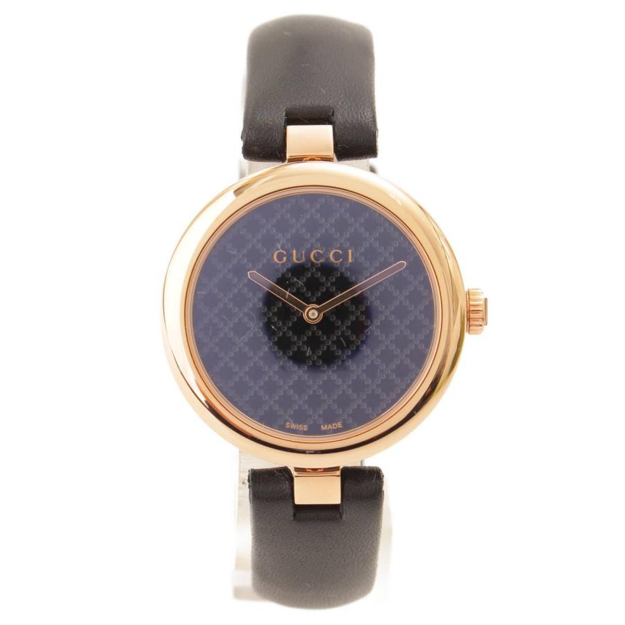 GUCCI 【グッチ】Gucci ディアマンティッシマ ミディアム ウォッチ 腕時計 16609993 ブラック 32mm 【中古】【正規品 ...