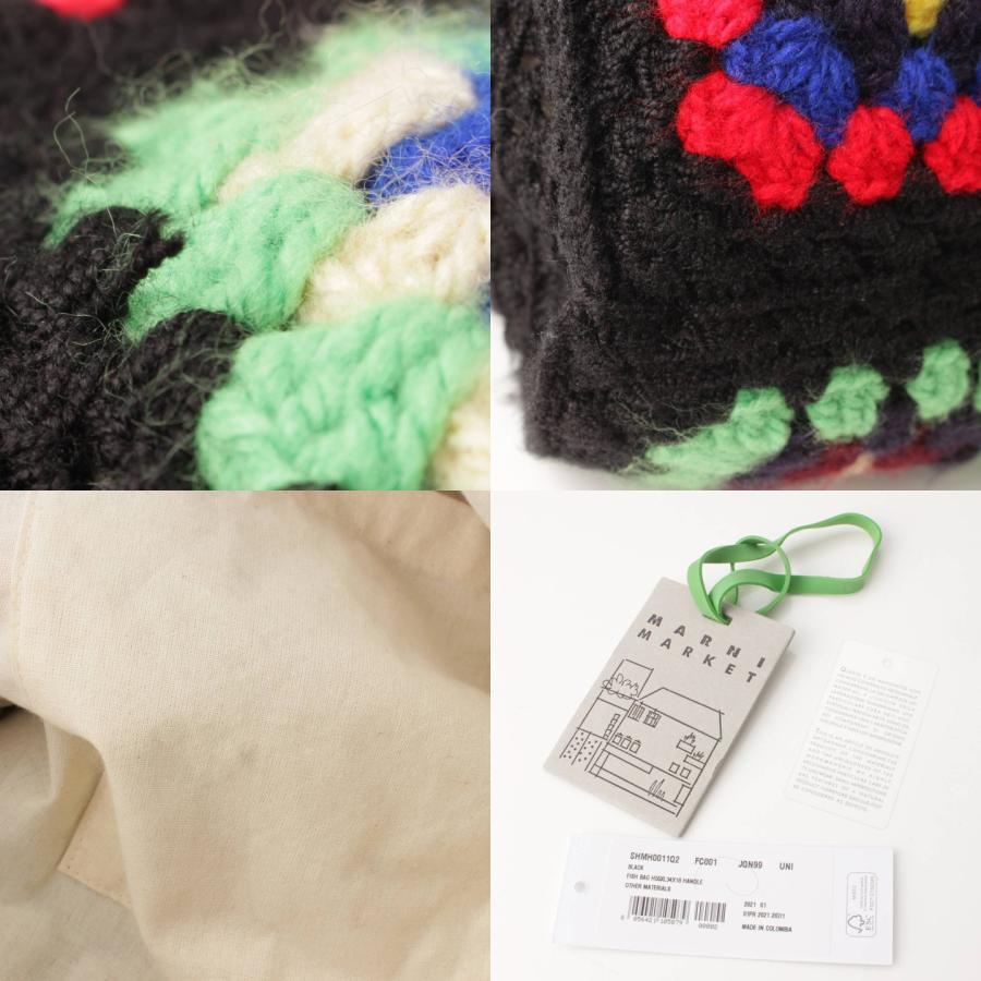 MARNI 【マルニ】Marni フラワー ニット フィッシュ ロゴ トート MARNI 【マルニ】Marni フラワー ニット フィッシュ ロゴ トート