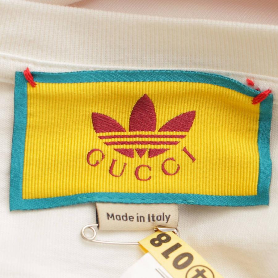 GUCCI 【グッチ】Gucci アディダス コラボ ロゴ コットン T GUCCI 【グッチ】Gucci アディダス コラボ ロゴ コットン T