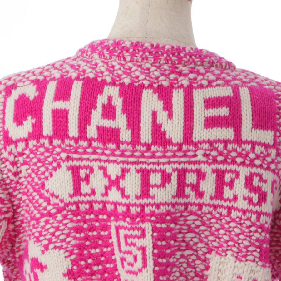 【シャネル】Chanel 20C ココマーク ベルト付 カシミヤ ニット カーディガン P62864 ピンク 34 【中古】【正規品保証】180651 :180651:www.retro.jp ...