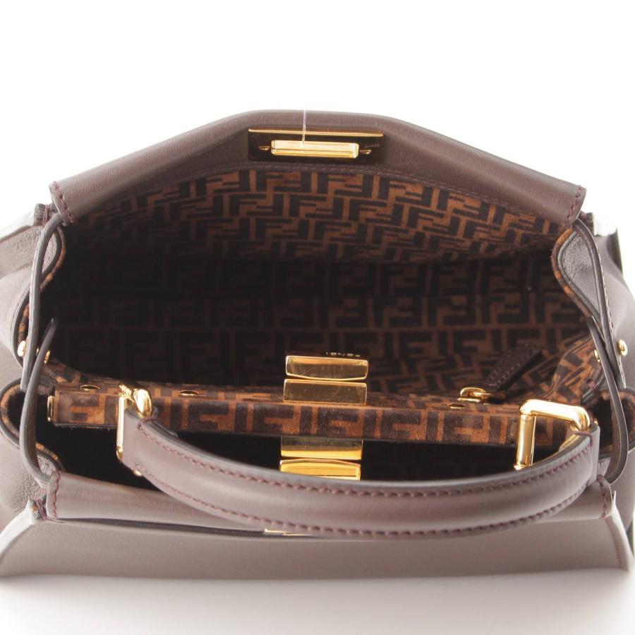 FENDI 【フェンディ】Fendi ピーカブー ミニ 2way レザー ハンドバッグ ショルダーバッグ 8BN244 ブラウン 【中古】【正規品保証】209618 : www.retro ...