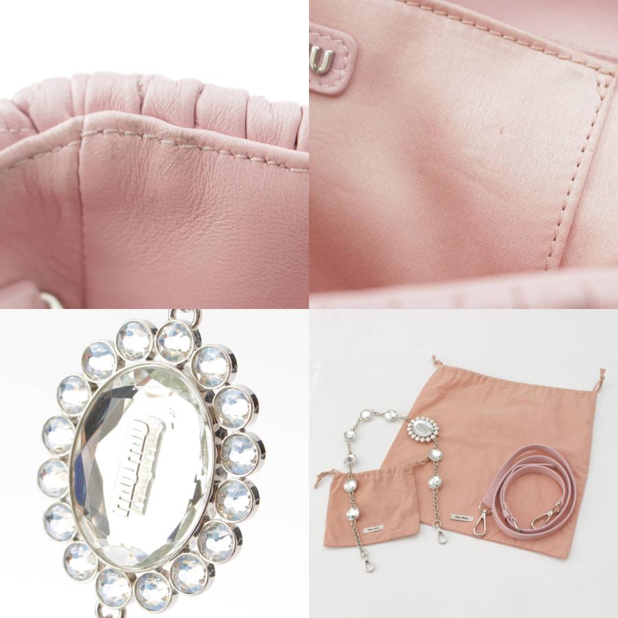 miu 【ミュウミュウ】Miu Miu マテラッセ ロゴ ナッパクリスタル miu 【ミュウミュウ】Miu Miu マテラッセ ロゴ ナッパクリスタル
