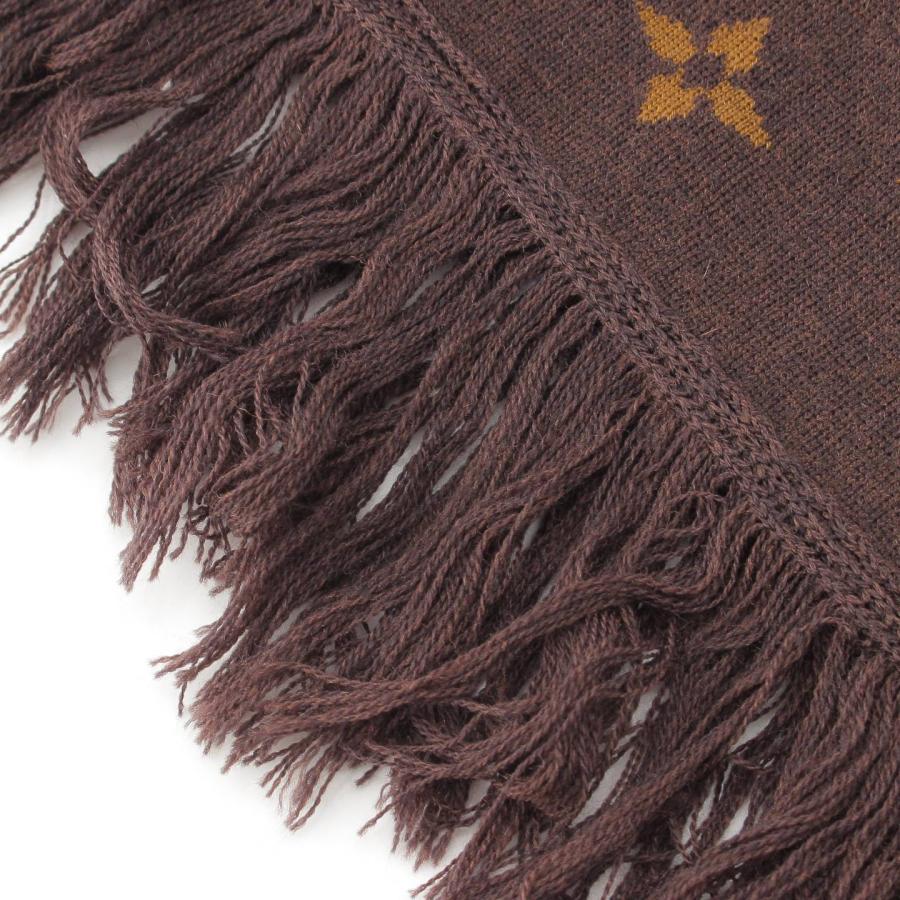 【ルイヴィトン】Louis Vuitton 21SS エシャルプ LVフレンズ モノグラム ウール マフラー MP2964 ブラウン 【中古 ...