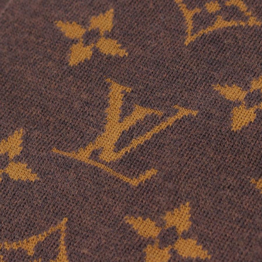 【ルイヴィトン】Louis Vuitton 21SS エシャルプ LVフレンズ モノグラム ウール マフラー MP2964 ブラウン 【中古 ...