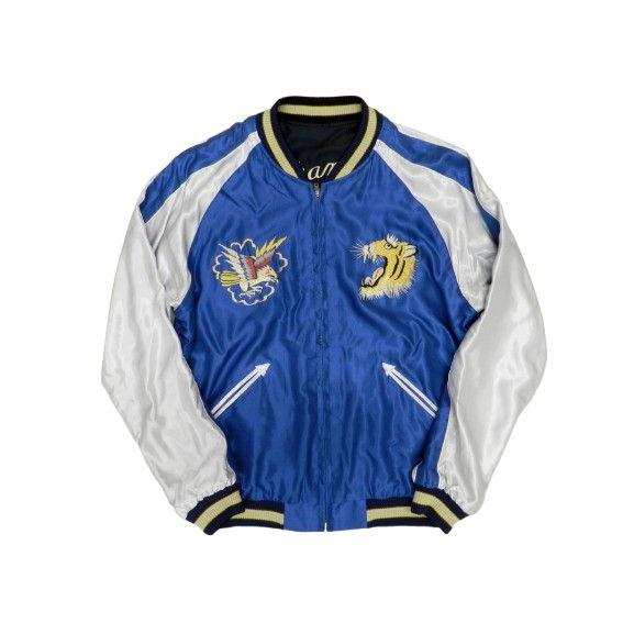 テーラー東洋 アセテートスーベニアジャケット イーグル×ドラゴン スカジャン サイズL ブルー/ブラック TT15491-119 中古 : リユースショップ ブルーパプリカ - 通販 ...