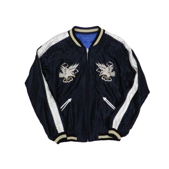 テーラー東洋 アセテートスーベニアジャケット イーグル×ドラゴン スカジャン サイズL ブルー/ブラック TT15491-119 中古 : リユースショップ ブルーパプリカ - 通販 ...