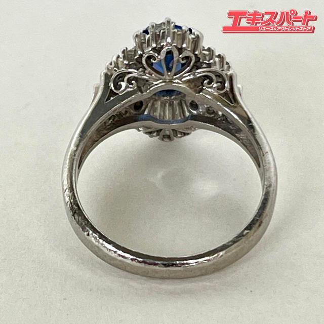 サファイアリング サファイヤ1.42ct ダイヤ 0.68ct 12号 プラチナ仕立て eサービス : リユースエキスパート - 通販 - Yahoo!ショッピング