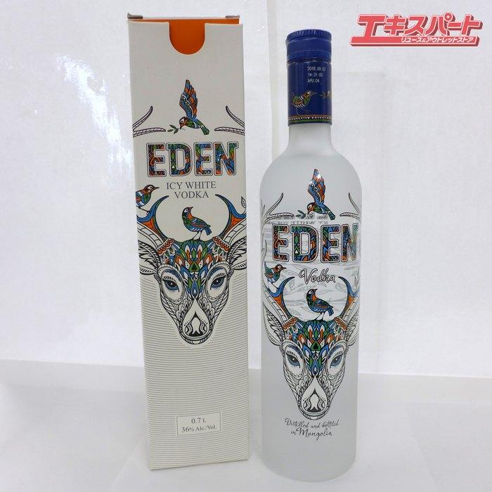 未開栓 EDEN ICY WHITE VODKA エデン アイシー ホワイト ウォッカ モンゴルウォッカ 700ml 36% 箱付 公田店 ...