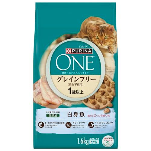 ピュリナ ワン キャット ドライ グレインフリー1歳以上 白身魚 1.6kg : two streams - 通販 - Yahoo!ショッピング