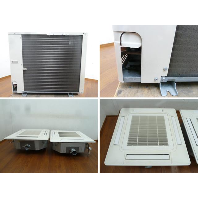 日立 業務用 エアコン 省エネの達人 R32 天カセ4方向 同時ツイン 4馬力相当 RCI-GP112RSHP3 三相 200V ワイヤードリモコン 2019年製 :n0252:reuse厨房 ...