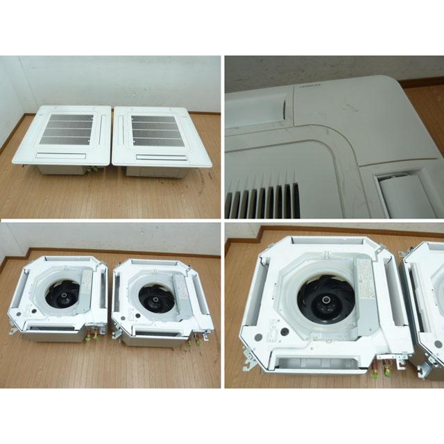 日立 業務用 マルチエアコン 天井カセット てんかせ4方向 同時ツイン RCI-GP140RSHP5 5馬力 3相 200V 省エネの達人 冷媒R32 2021年製 : n0388 ...