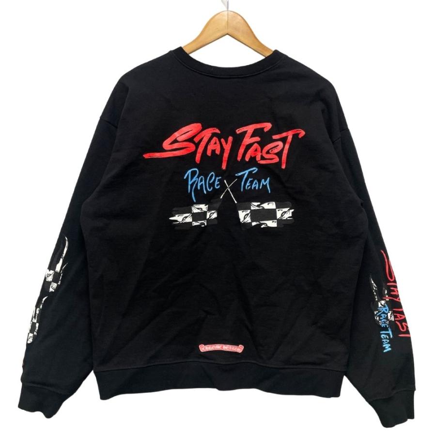 CHROME HEARTS クロムハーツ MATTY BOY マッティボーイ STAY FAST スウェット ブラック サイズXL 正規品 ...
