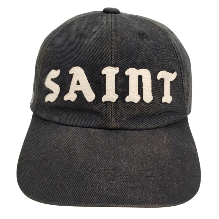 SAINT MICHAEL セントマイケル SM-HR8-0000-079 加工 キャップ ブラック サイズ OS 正規品 / 50002 : リユースショップCLOSER - 通販 ...