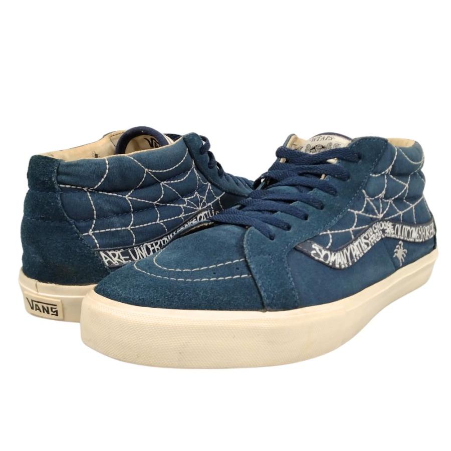 VANS バンズ × WTAPS ダブルタップス SYNDICATE SK8 MID SPIDER シューズ ネイビー サイズUS11=29cm 正規品 / 51076 : リユースショップ ...
