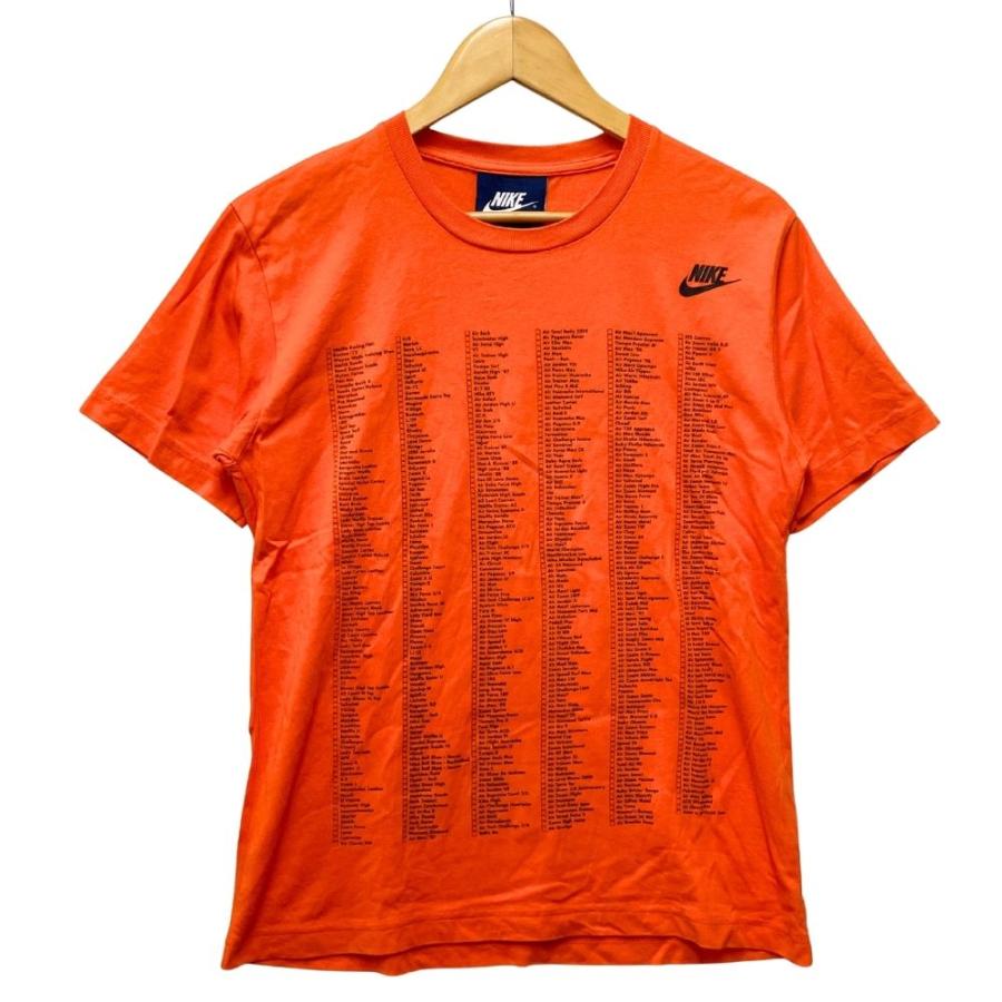 NIKE ナイキ 2003 LIST TEE リスト プリント 半袖Tシャツ オレンジ サイズ M 正規品 / 51159 : リユース ...