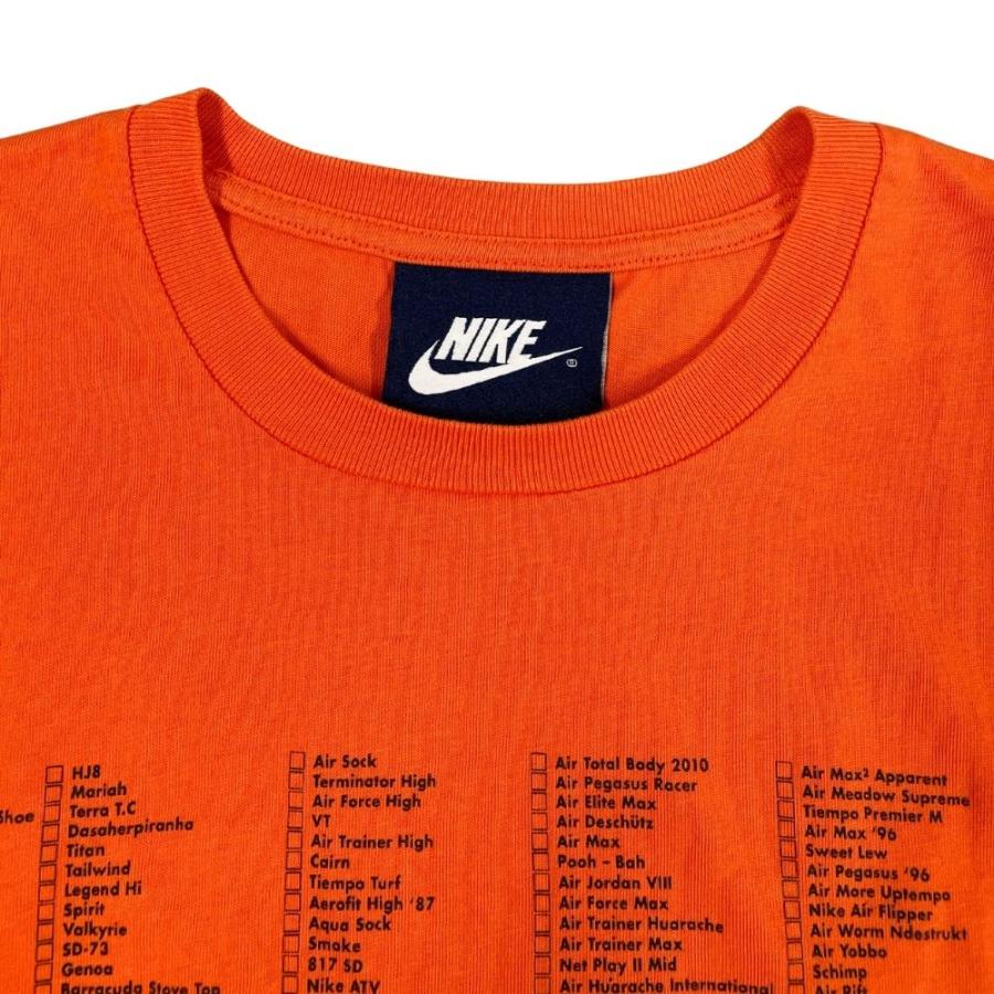 NIKE ナイキ 2003 LIST TEE リスト プリント 半袖Tシャツ オレンジ サイズ M 正規品 / 51159 : リユース ...