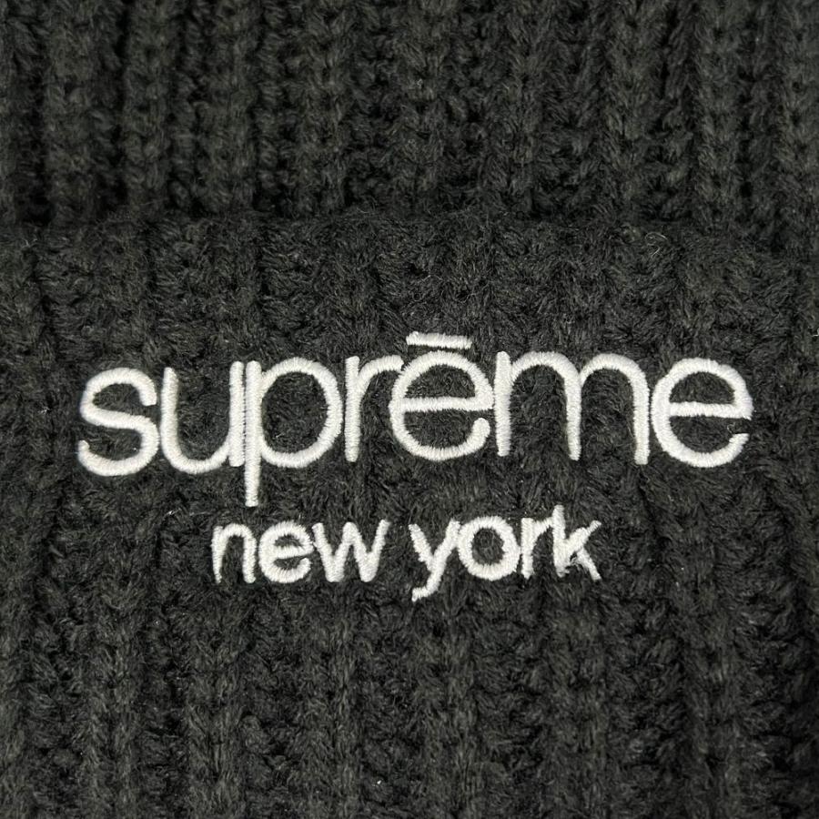 Supreme SUPREME シュプリーム 24 Classic Logo Chunky Ribbed Beanie ビーニー ニット ...