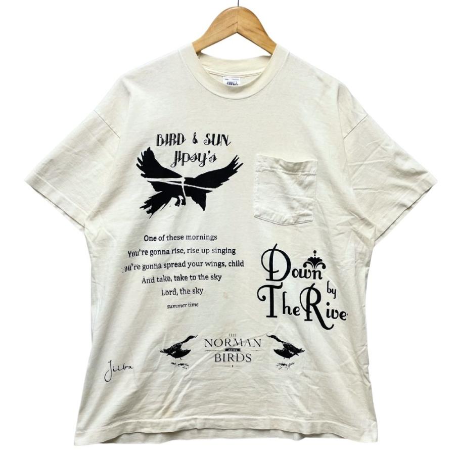 BVD プリント ポケット Tシャツ 袖 裾 シングルステッチ USA製 ベージュ サイズXL 正規品 / 53163 : リユースショップ ...