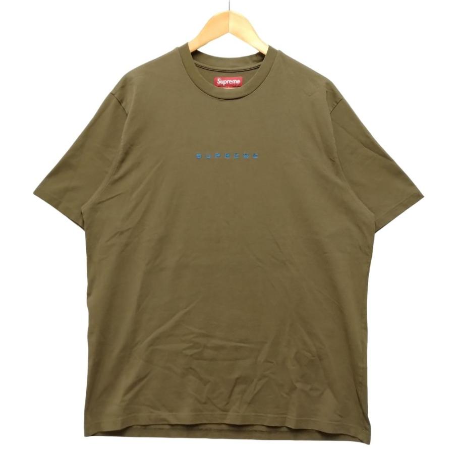 Supreme SUPREME シュプリーム 24SS University S/S Top ユニバーシティ 半袖Tシャツ オリーブ サイズ ...
