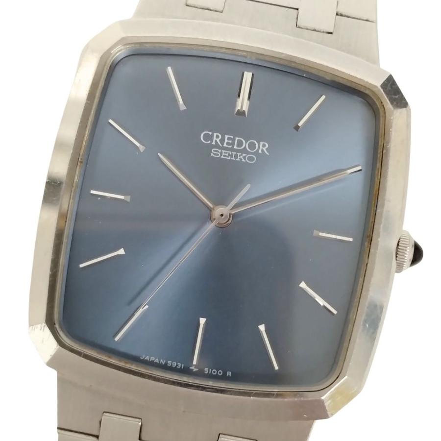 SEIKO セイコー 5931-5120 クレドール スクエア クォーツ メンズ 腕時計 正規品 / C639 : リユースショップCLOSER - 通販 - Yahoo!ショッピング