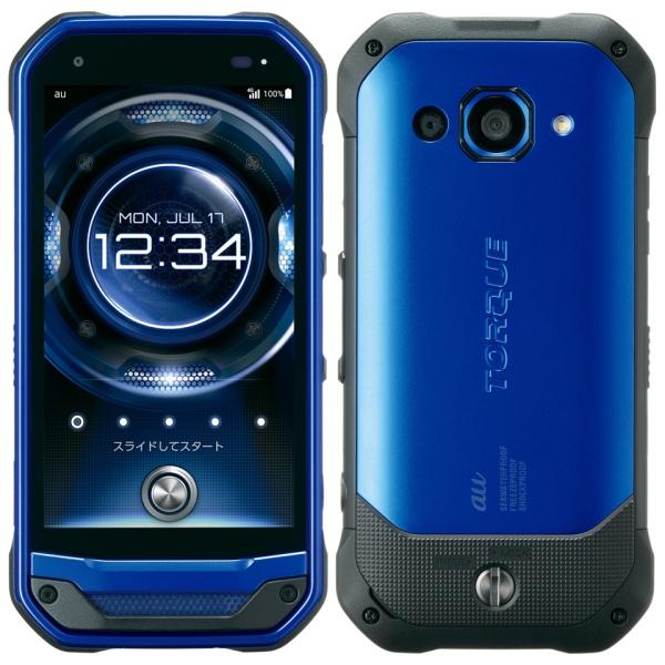 TORQUE (中古並品) au KYOCERA G03 32GB ブルー KYV41【安心保証90日/赤ロム永久保証】TORQUEG03 本体 Android アンドロイド スマホ : リユ ...