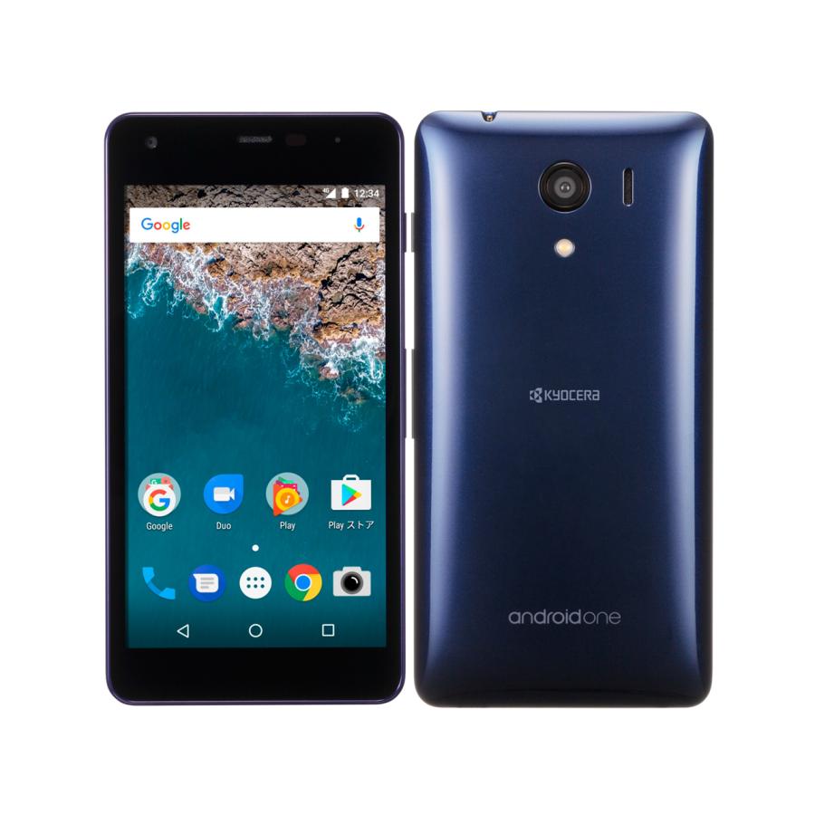 Android One (中古並品) Y!mobile KYOCERA S2 16GB ネイビー S2【安心保証90日/赤ロム永久保証】AndroidOneS2 本体 アンドロイド スマホ ...