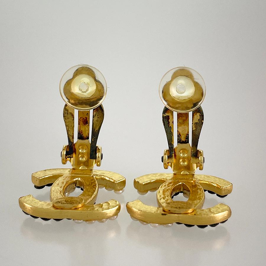 CHANEL シャネル イヤリング GP ラインストーン ftj【中古】 : キングラムモール - 通販 - Yahoo!ショッピング