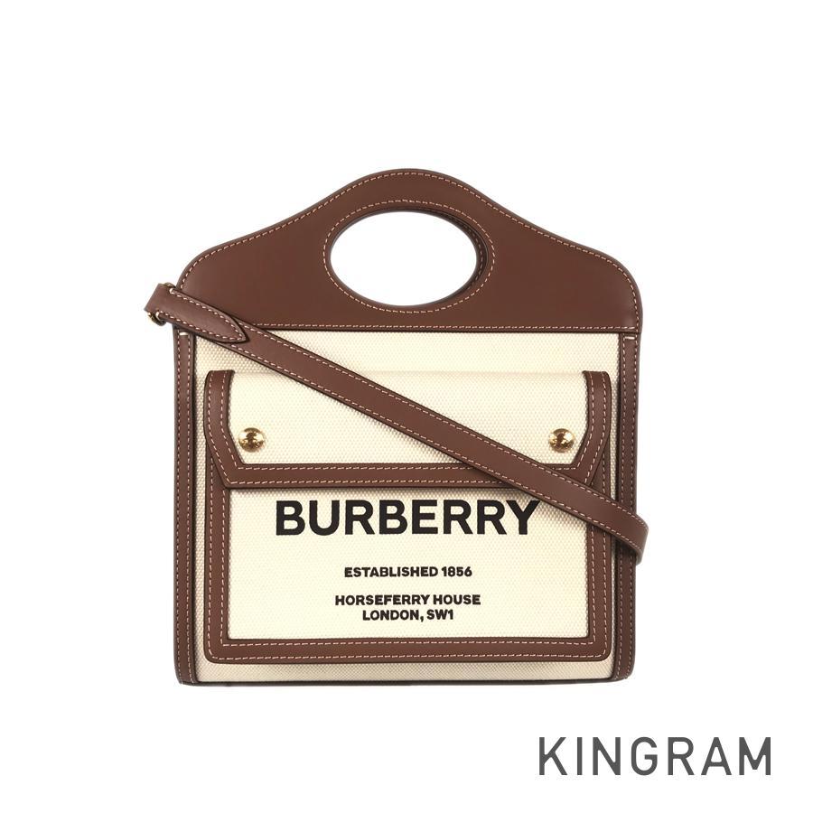 BURBERRY バーバリー ミニ ツートン ポケットバッグ ハンドバッグ ftj【中古】 : キングラムモール - 通販 - Yahoo!ショッピング